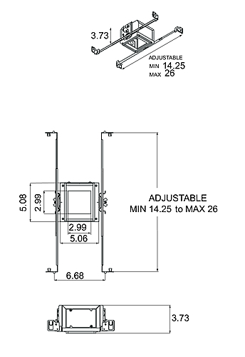 IC-BOX Qbini trimless 1x LED for remote driver 250mA | Architectural lighting | Modular L.I. by ...