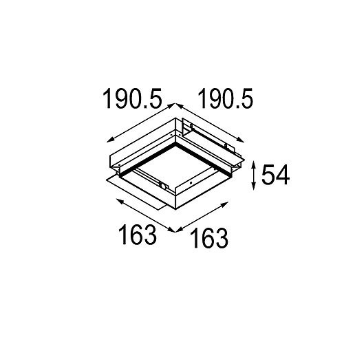Multiple Recessed Trimless Adjustable AR111 1x DE White Structure ...