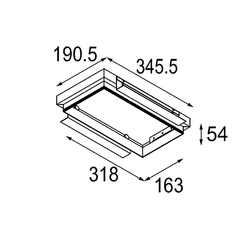 Multiple Recessed Trimless Adjustable AR111 2x DE Black Matt ...