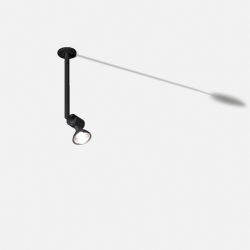 Modupoint Round Halogen Recessed 1x DE Black Matt | Architectural ...