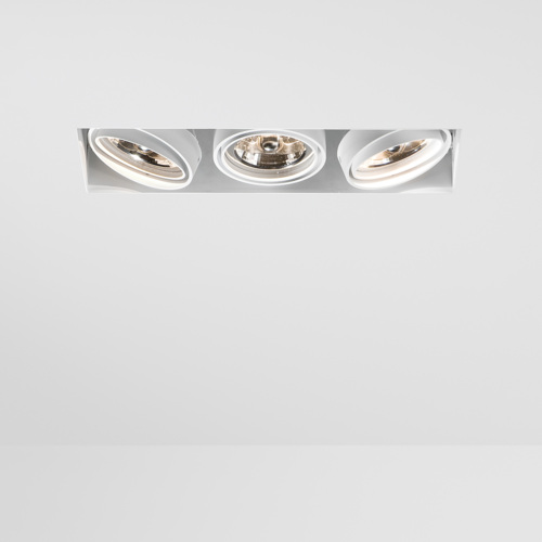 Multiple Recessed Trimless Adjustable AR111 3x DE White Structure | Architectural lighting ...