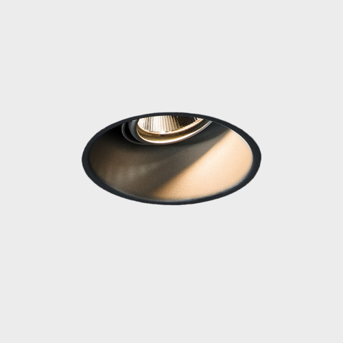 Lotis Round Recessed 86 1x IP55 MR16 DE Black Structure | Architectural lighting | Modular ...