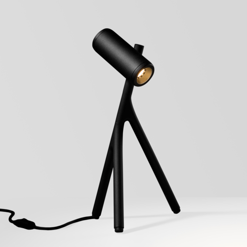 Medard Desk Adjustable 70 1x LED GU10 2700K Medium Leading Edge Black ...