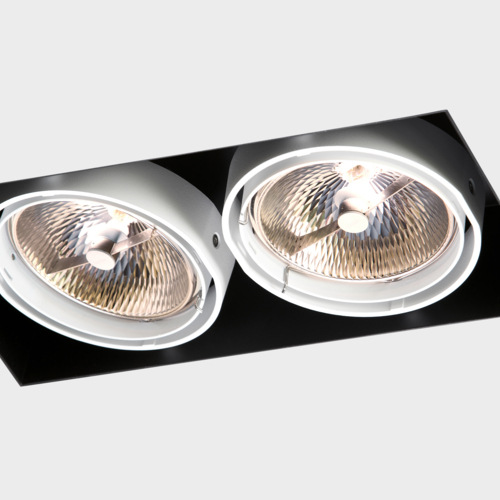 Multiple Recessed Trimless Adjustable AR111 2x DE White Structure | Architectural lighting ...