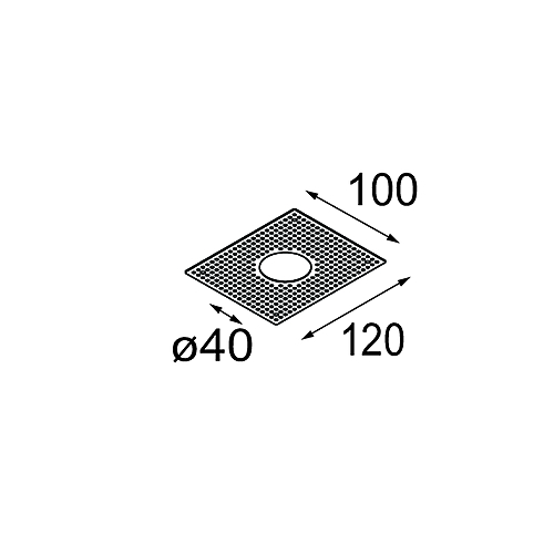Minude Semi-Recessed Adjustable 45 1x LED 2700K Medium DE White ...