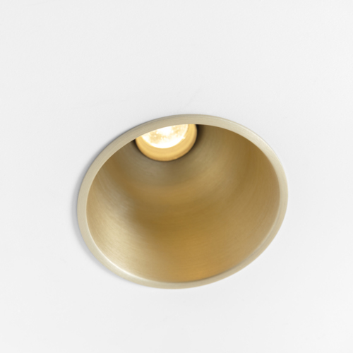 Thimble Recessed 74 1x IP55 LED 2700K Medium DE Champagne Brushed ...