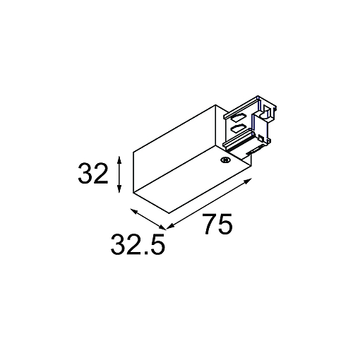 Track surface profile 1m black | Architectural lighting | Modular ...