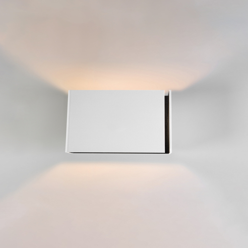 Split Wall Up/Down L 1x LED 2700K Trailing Edge DI White Structure ...